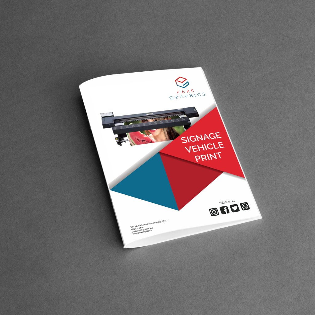 A5 Booklet Heavy Cover Gloss Laminated - Park Graphics